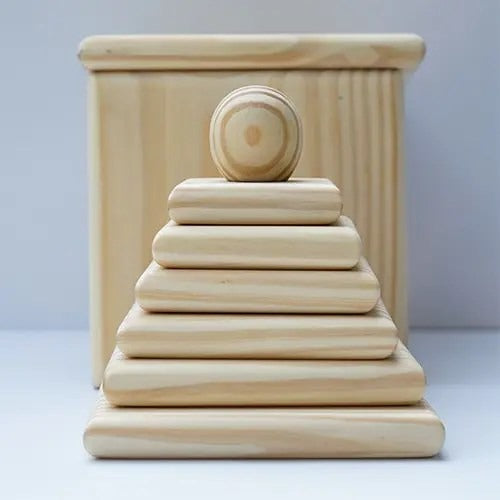 Wooden Stacker Toys – Square Pyramid – MoonToys